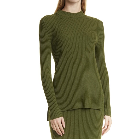 Hugo Boss | Sweaters | New Hugo Boss Green Ribbed Knit Sweater | Poshmark